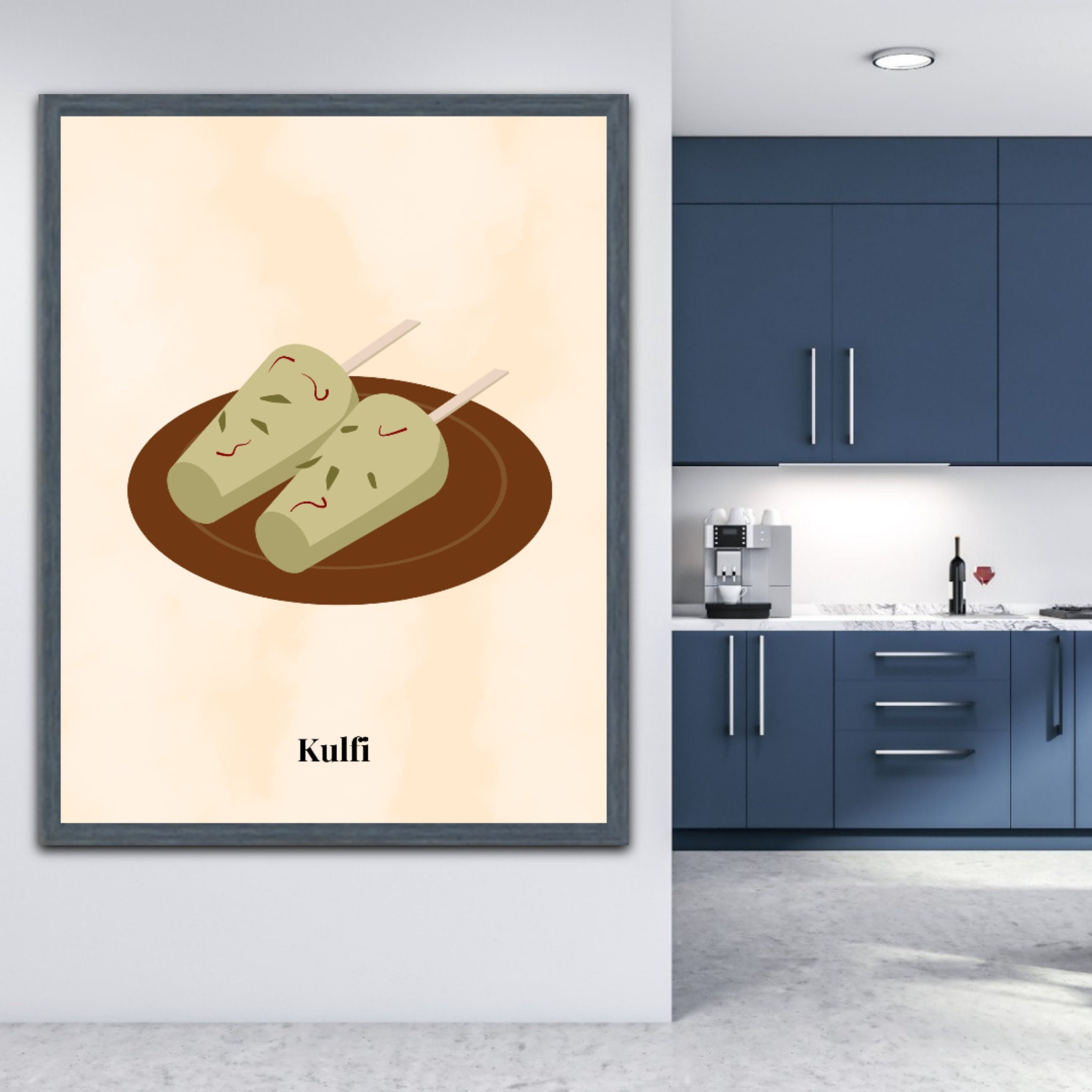 Indian Food Art Kulfi Art Pakistani Art Food Art Digital - Etsy
