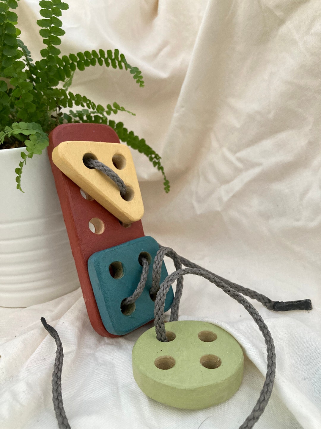 Lacing Board Set, Sewing Boards, Fine Motor Practice - Etsy