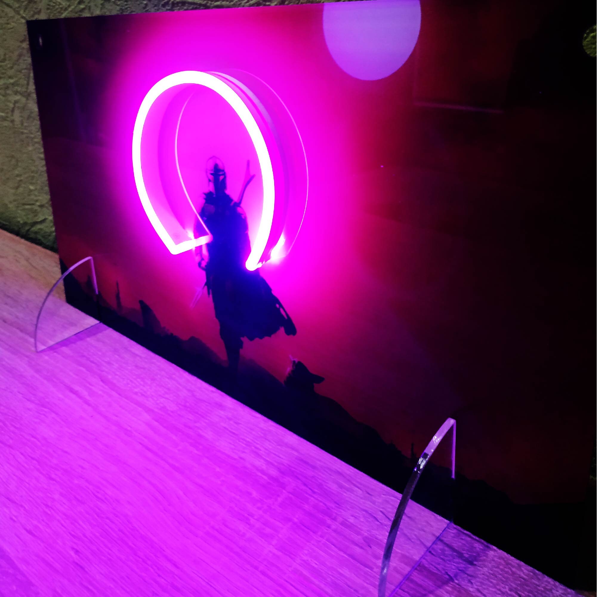 The Mandalorian LED Flex Neon Sign Art Print, Star Wars, Wall ...