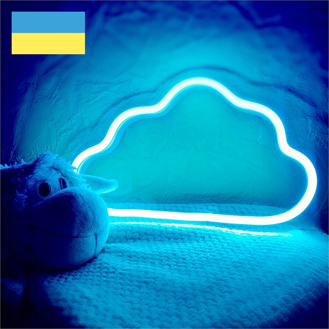 Cloud LED Flex Neon Sign Night Light Custom Wall Decoration - Etsy