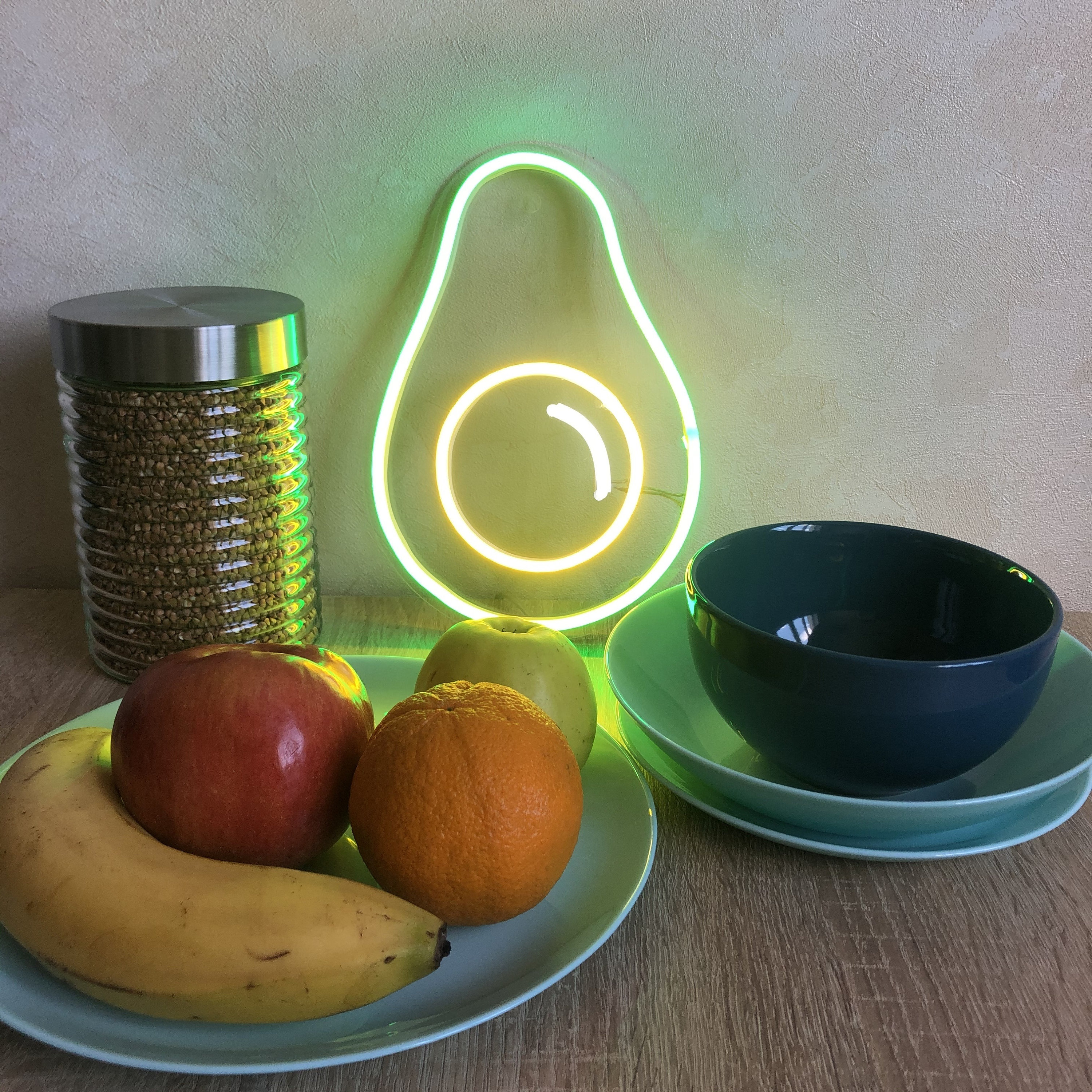 Avocado LED Neon Sign Art Print, Night Light, Custom Wall Decoration ...