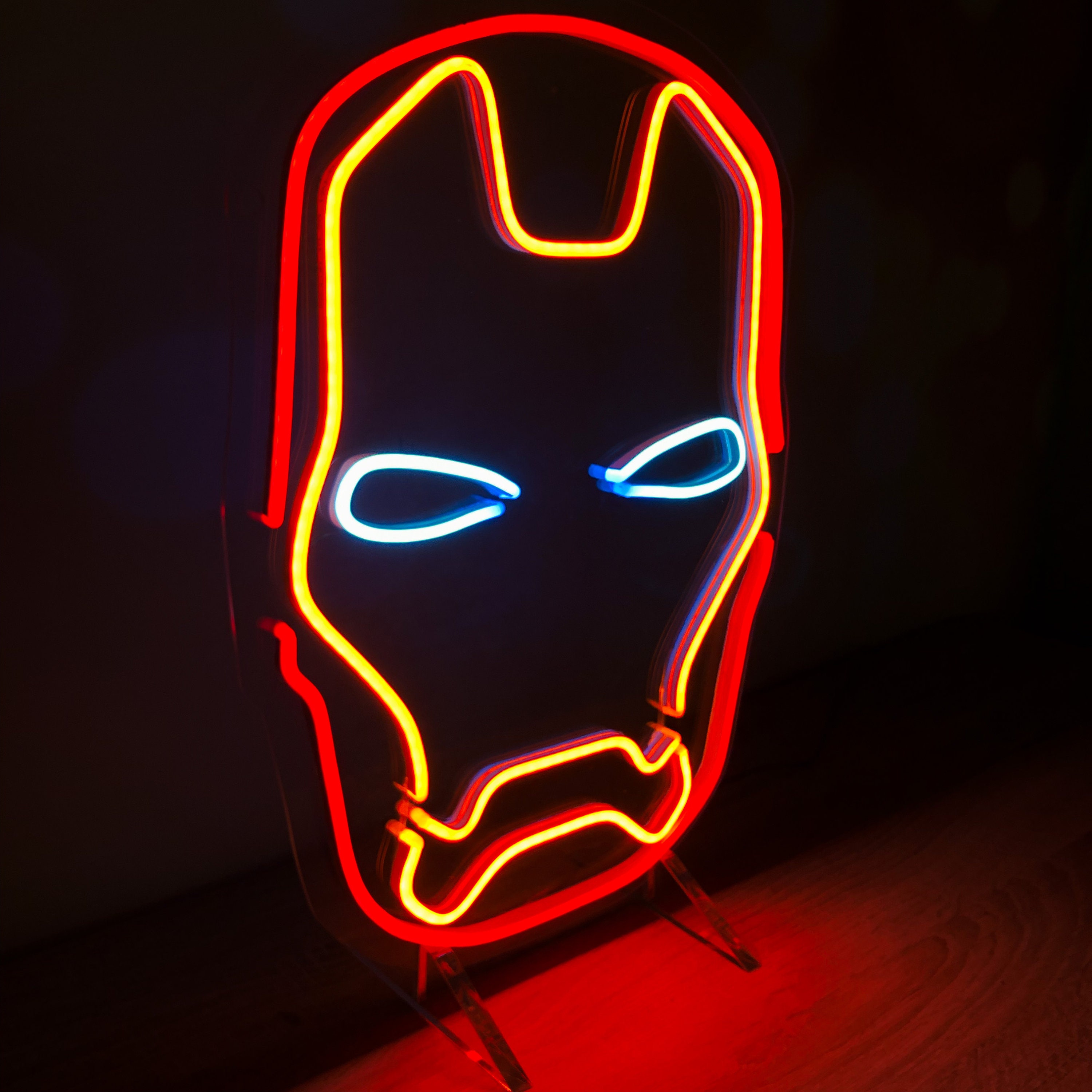 Iron Man LED Neon Sign, Marvel Sign, Art Neon, Custom Wall Decoration ...