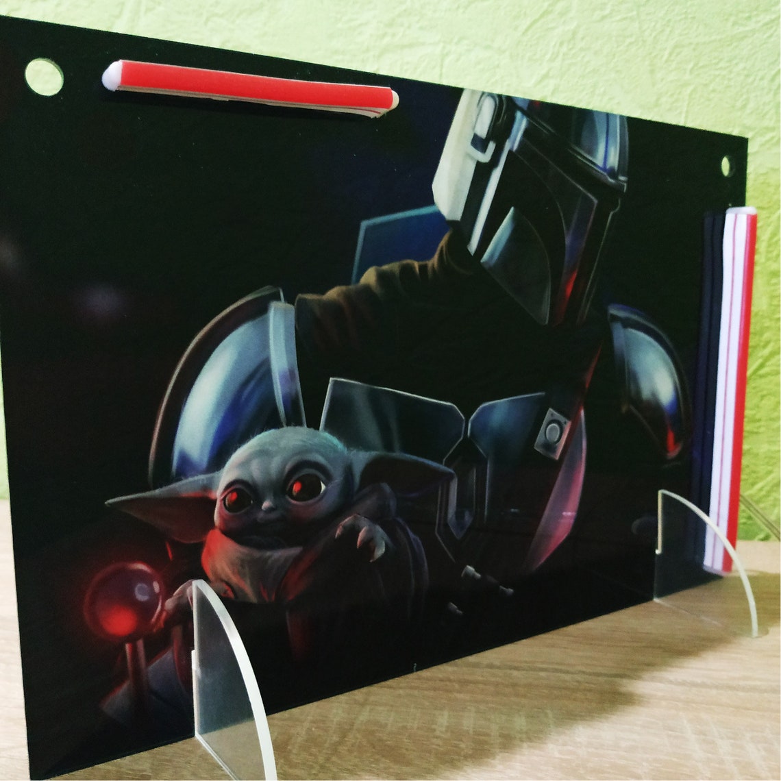 The Mandalorian LED Neon Sign Art Print Star Wars Custom - Etsy