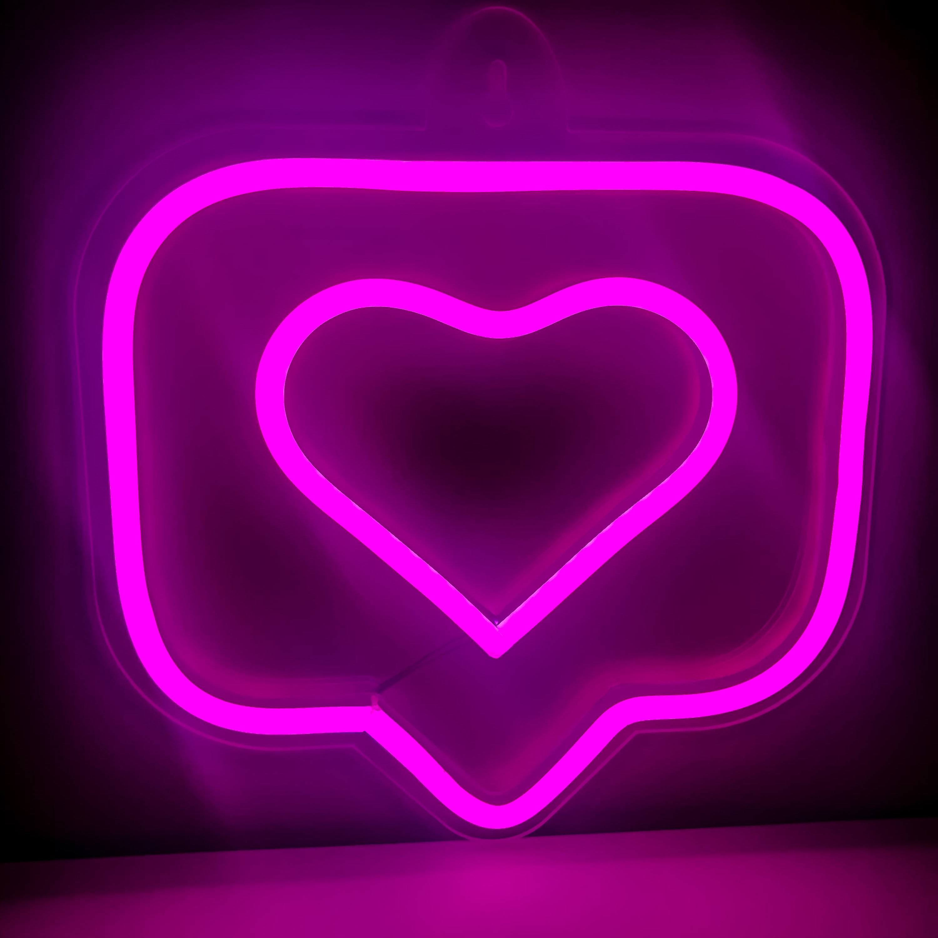 Instagram Like LED Neon Sign Custom Wall Decoration - Etsy Hong Kong
