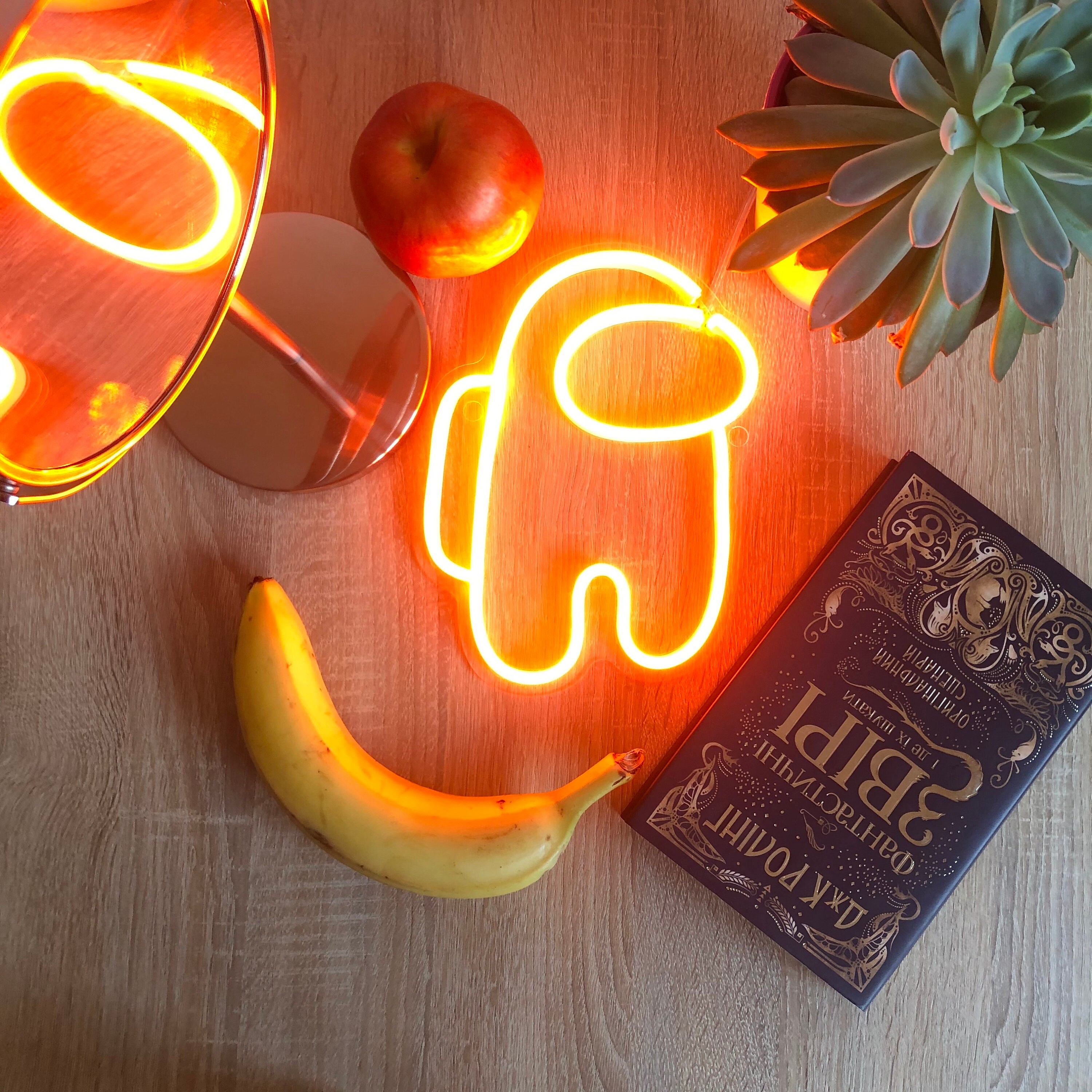 Among Us LED Flex Neon Sign Art Print, Custom Wall Decoration ...