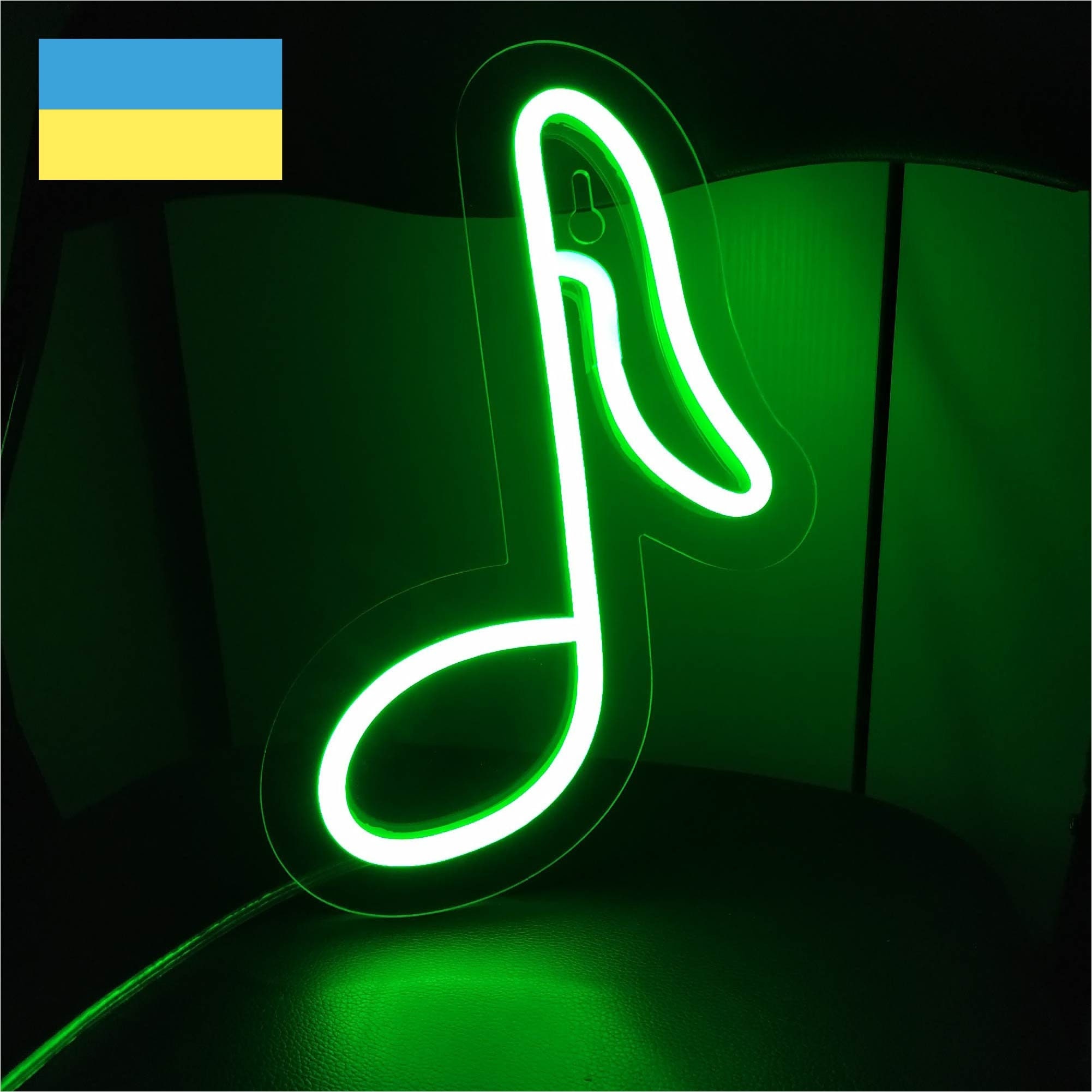 Musical Note LED Flex Neon Sign Custom Wall Decoration - Etsy