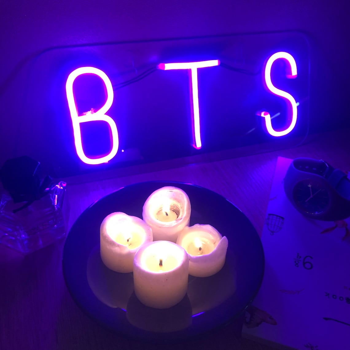 BTS LED Flex Neon Sign Art Print Decorazione murale - Etsy Italia