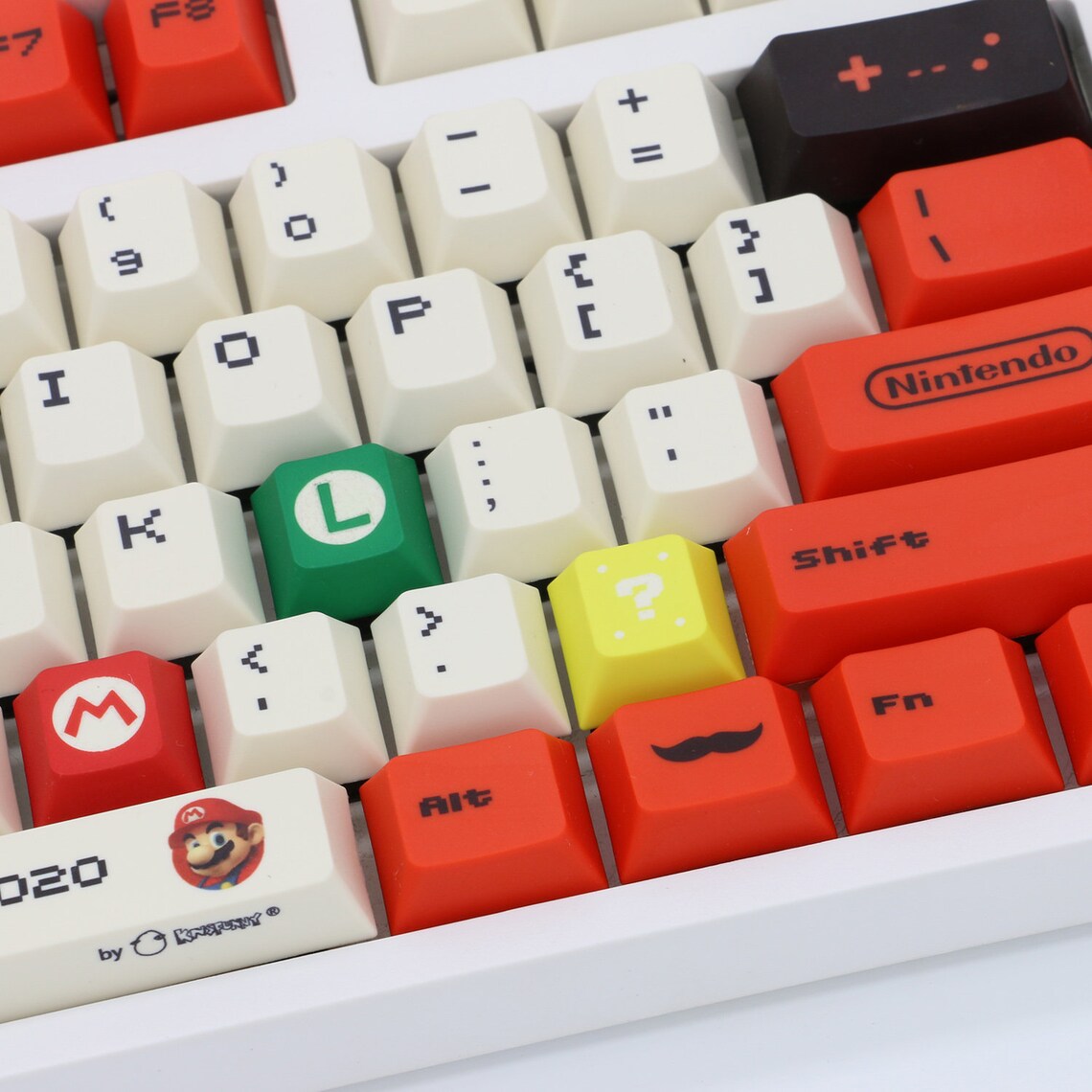 Nintendo Mario PBT Keycap Set Cherry Profile | Etsy