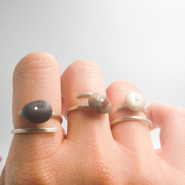 Pebble Ring - Etsy