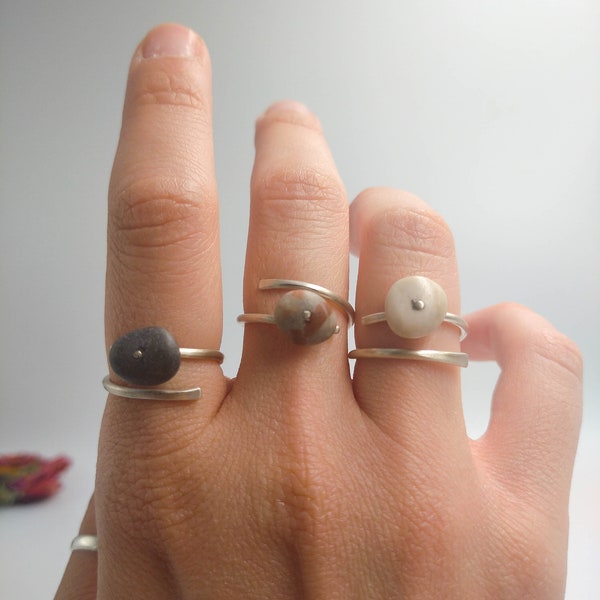 Pebble Ring - Etsy