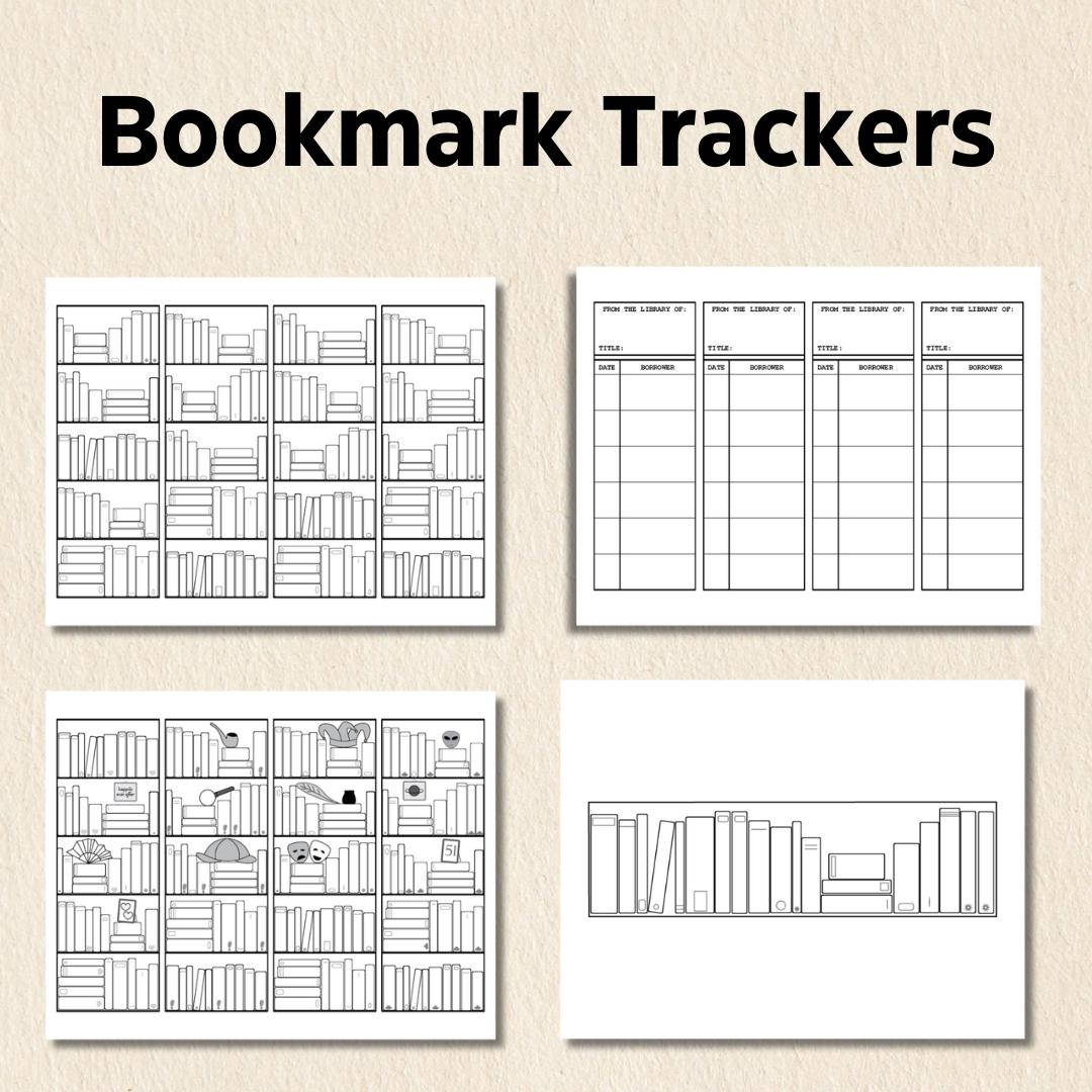 Book Planner: Reading Journal Printable Bundle (digital Download) - Etsy