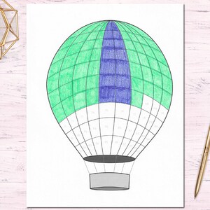 Hot-air Balloon Goal Tracker PDF Download / Savings Challenge Printable ...