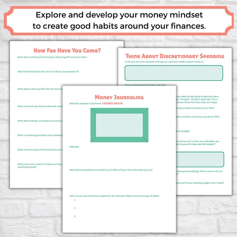 Ultimate Debt Payoff Journal / Printable Debt Trackers Instant Download ...