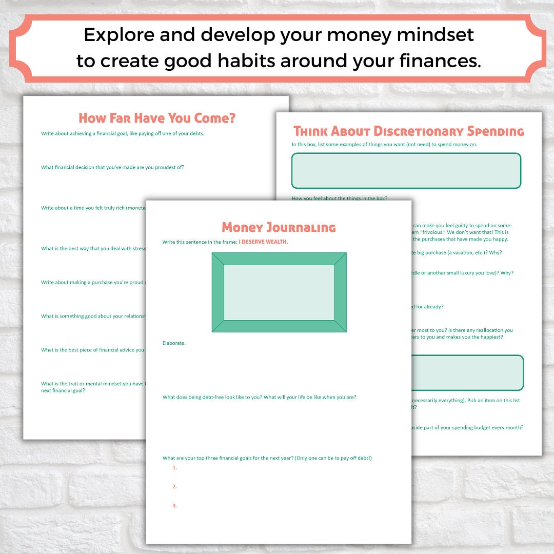Ultimate Debt Payoff Journal / Printable Debt Trackers Instant Download ...