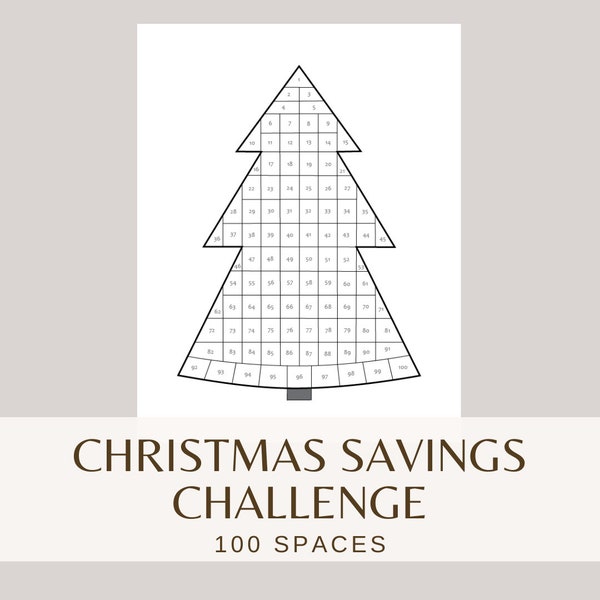 Christmas Tree Savings Tracker - Etsy