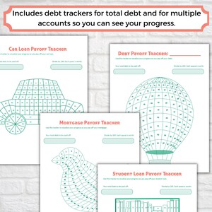 Debt Payoff Journal: Printable Debt Tracker Workbook (digital Download ...