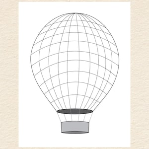 Hot-air Balloon Goal Tracker PDF Download / Savings Challenge Printable ...