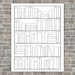 Bookshelf Goal Tracker: 100 Books Reading Challenge (PDF Download) - Etsy