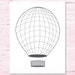Hot-air Balloon Goal Tracker PDF Download / Savings Challenge Printable ...