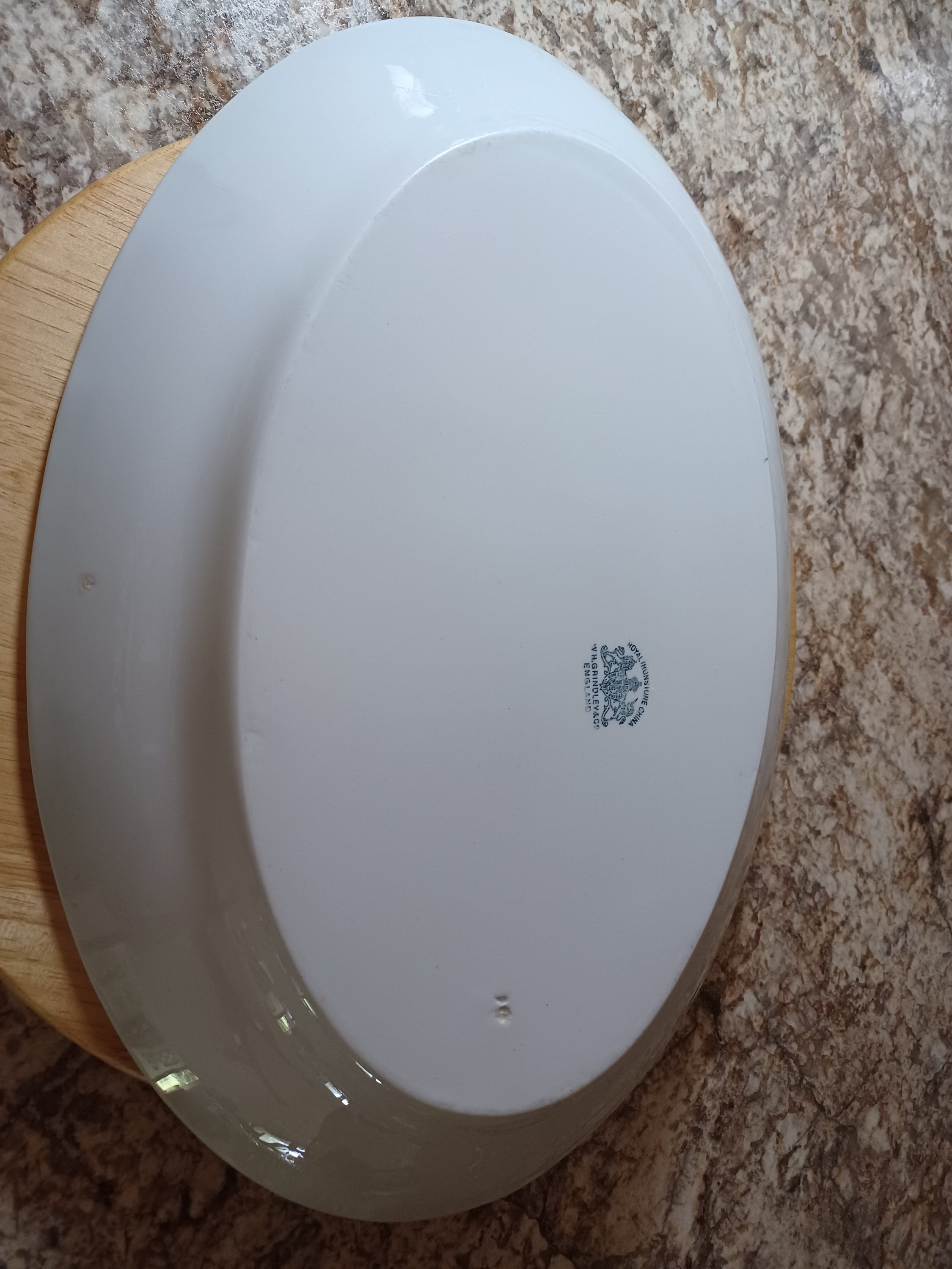 Large Vintage Ironstone Stone China W.H. Grindley & Co England Platter ...