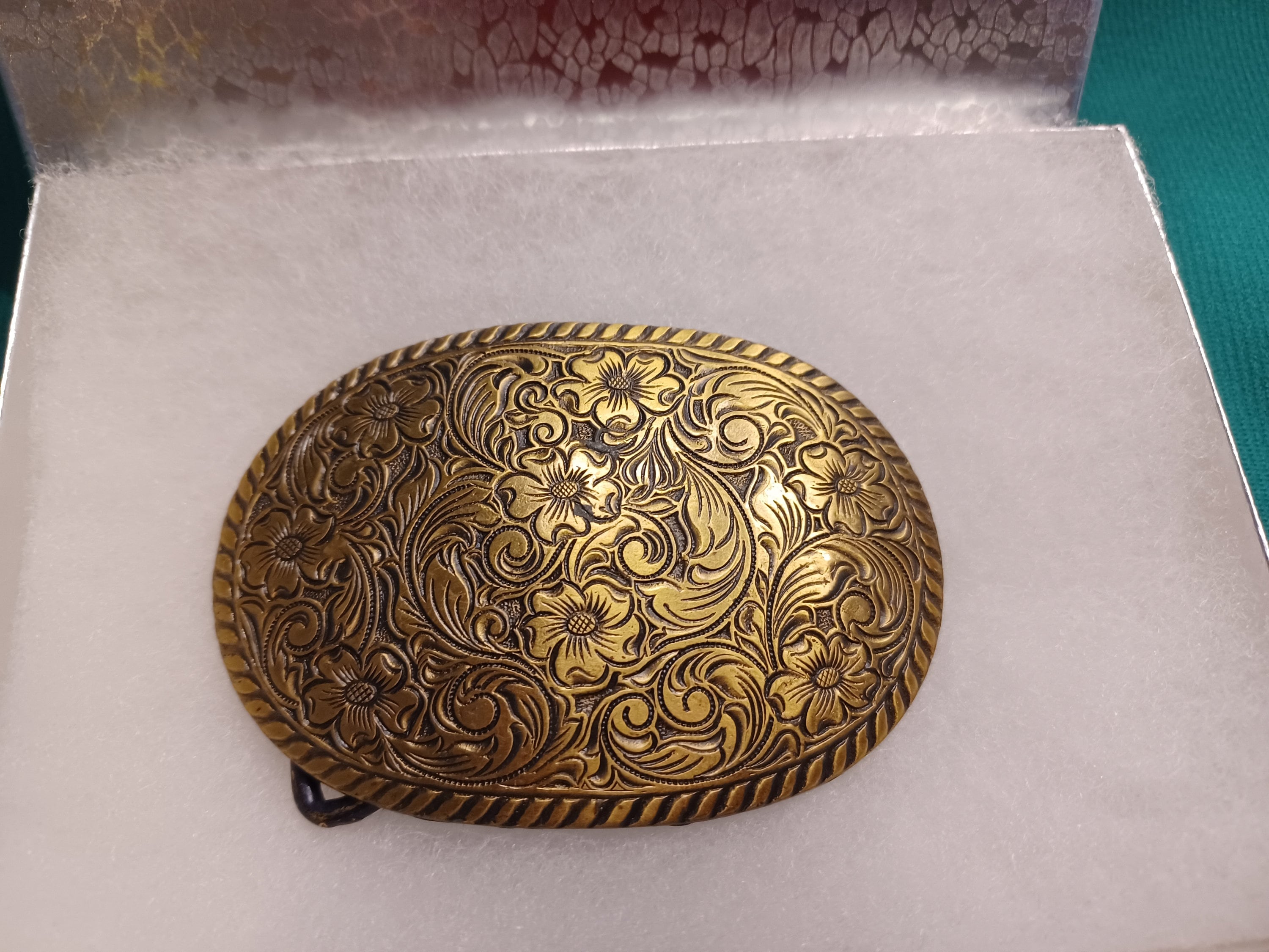 Vintage Brass Belt Buckle, Brass Buckle With Flowers and Leaves,vintage ...