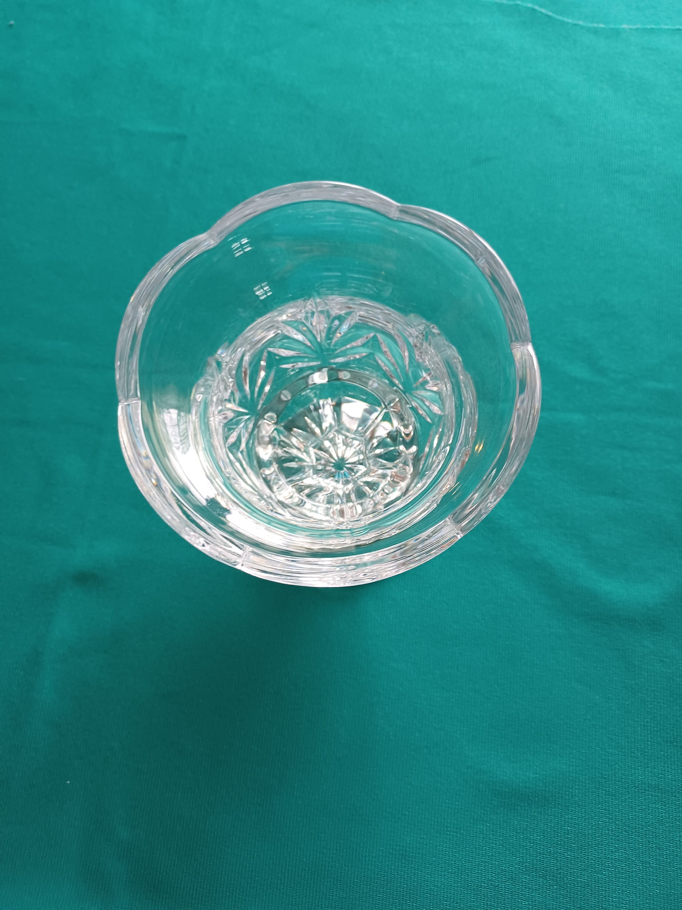 Vintage Footed Crystal Vase ,crystal Candy Bowl, Large Candy Dish ...