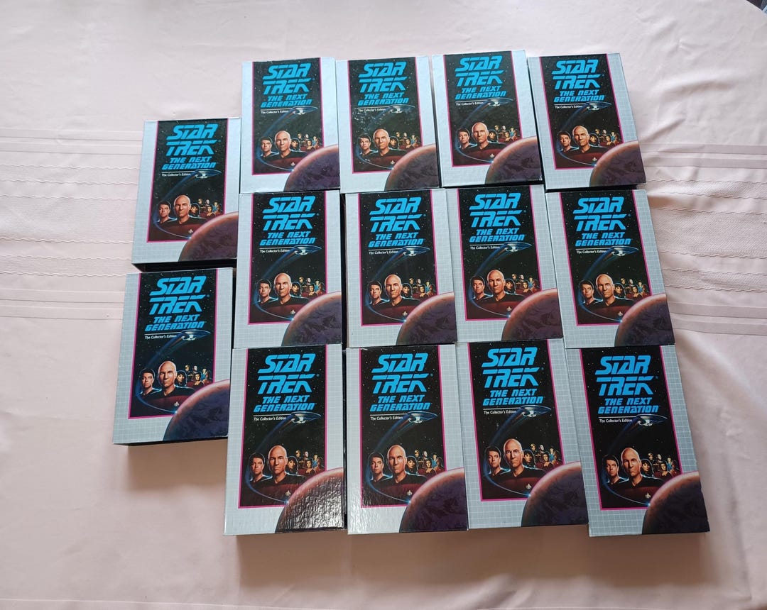 Star Trek Next Generation VHS Tapes, Collector's Edition Set - Etsy