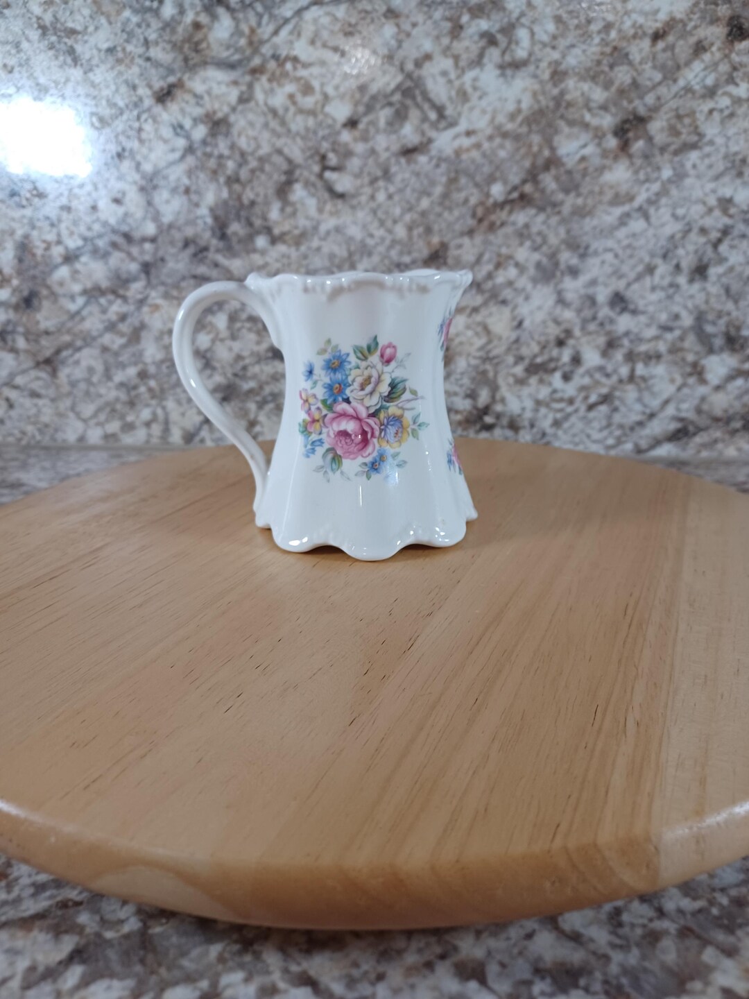 Vintage Fine Bone China White Cup With Floral Design,made in England,st ...
