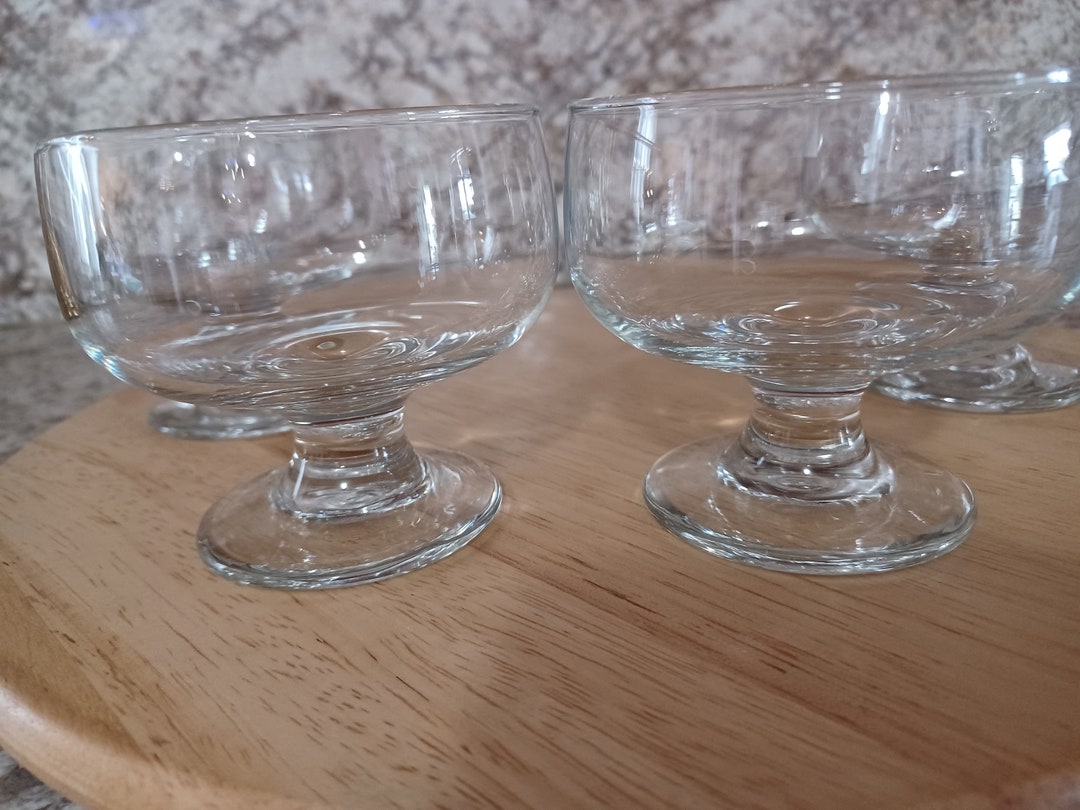 4 Pc Set Libbey Glassware, Clear Dessert Glasses | Libbey Clear ...