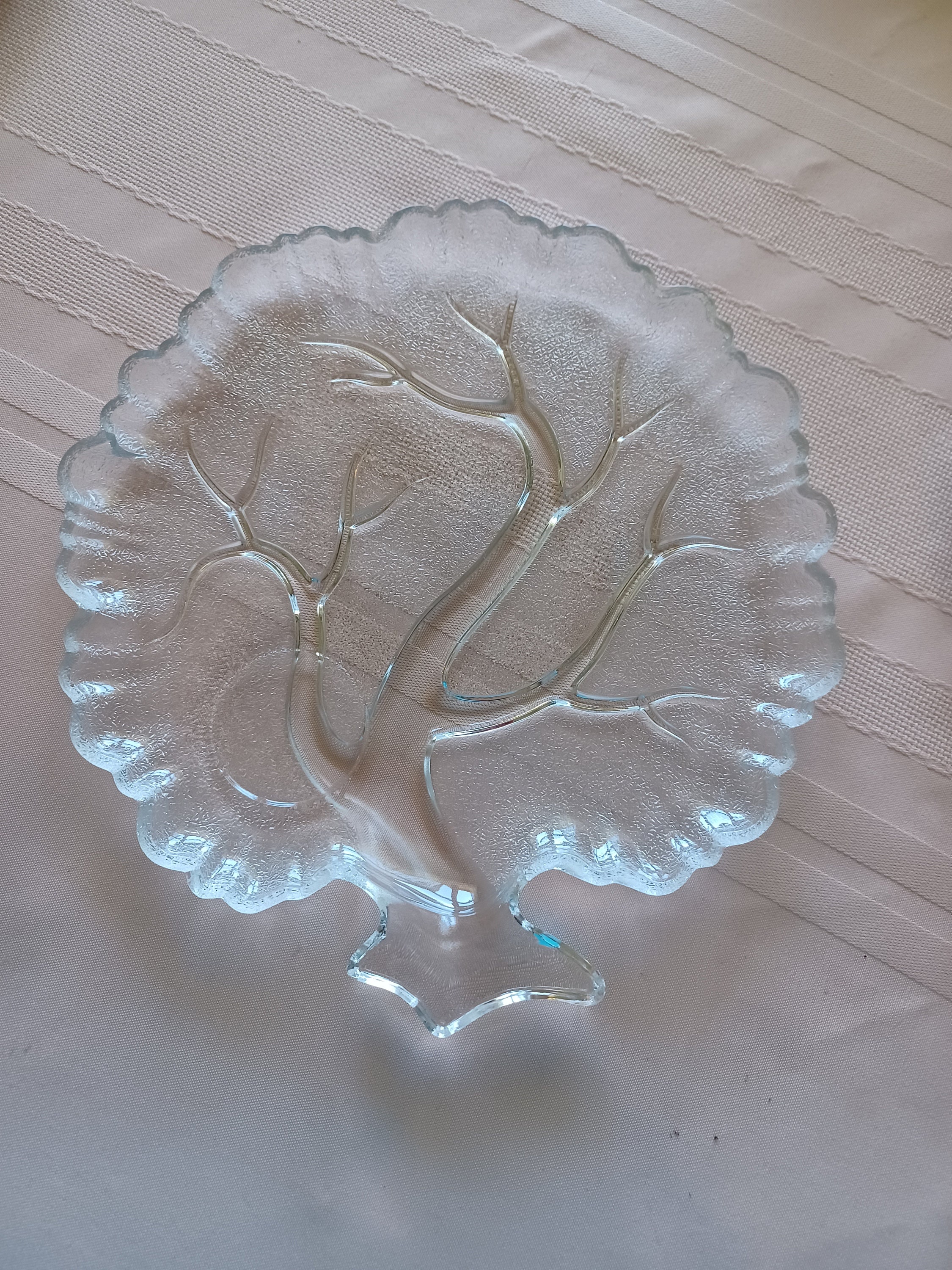 Mid-century Modern Hazel Atlas Tree of Life Plates Set of 3, Vintage ...