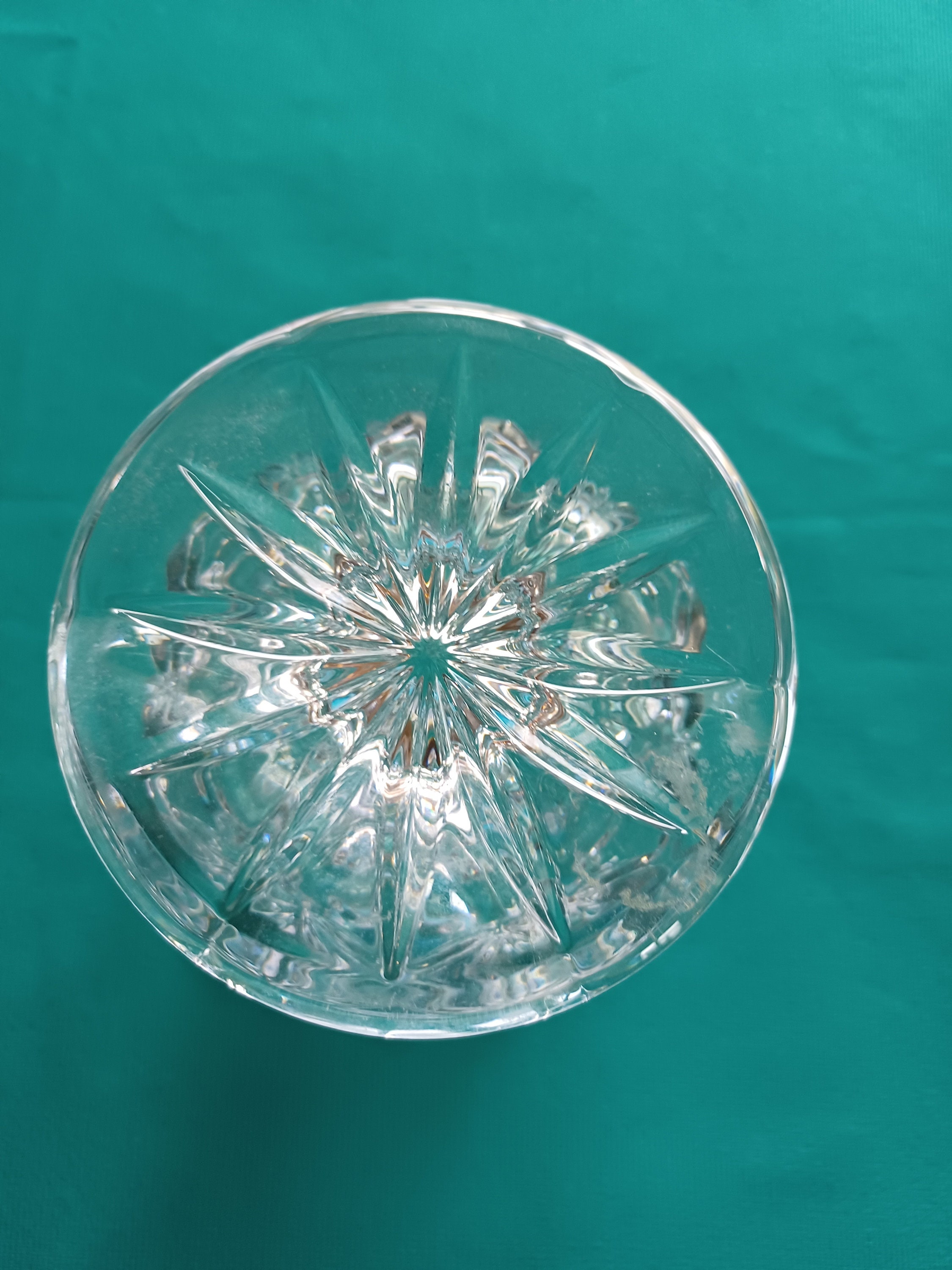 Vintage Footed Crystal Vase ,crystal Candy Bowl, Large Candy Dish ...