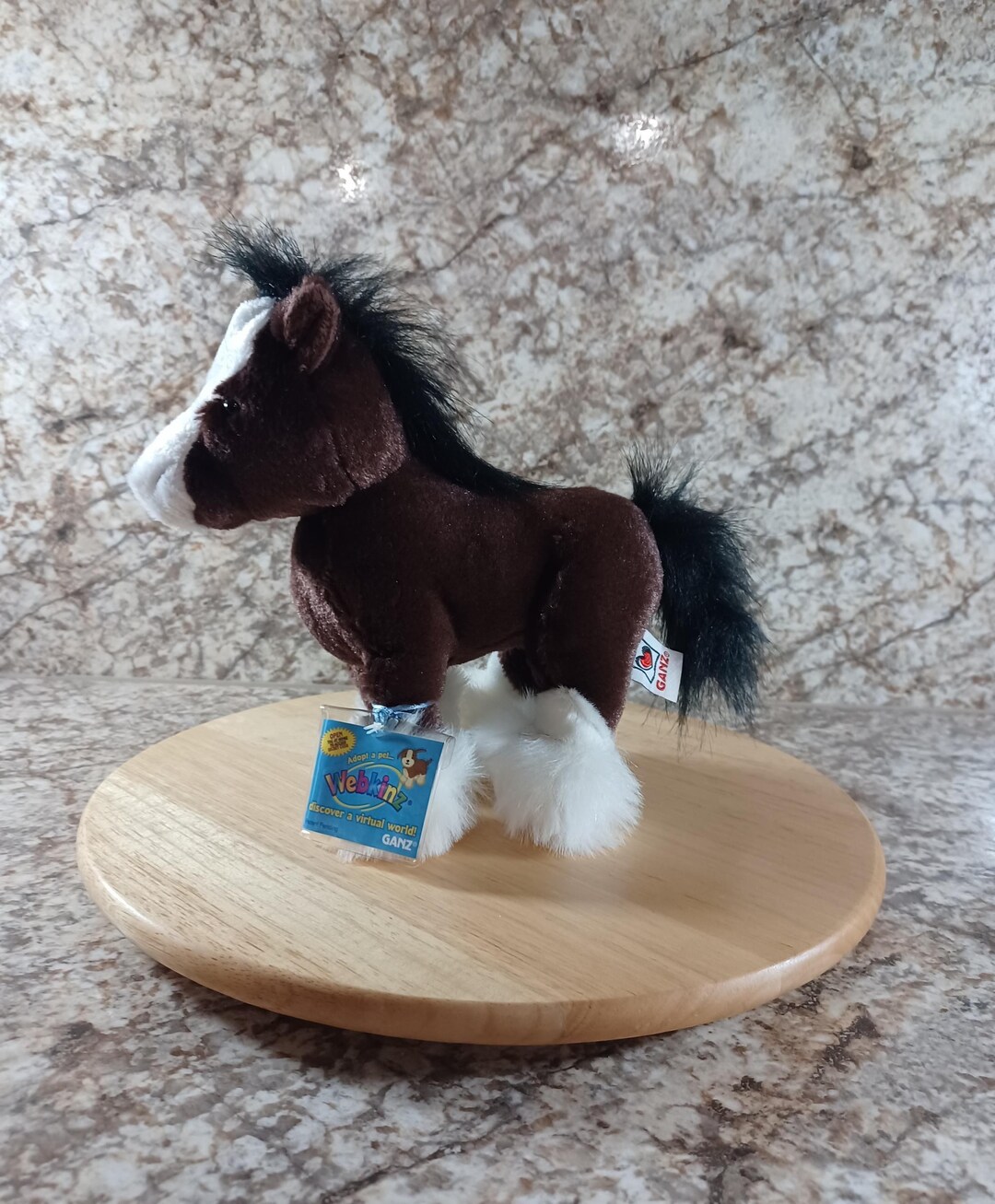 Webkinz Clydesdale Horse, HM139, New With Code, Plush Animal, New Old ...