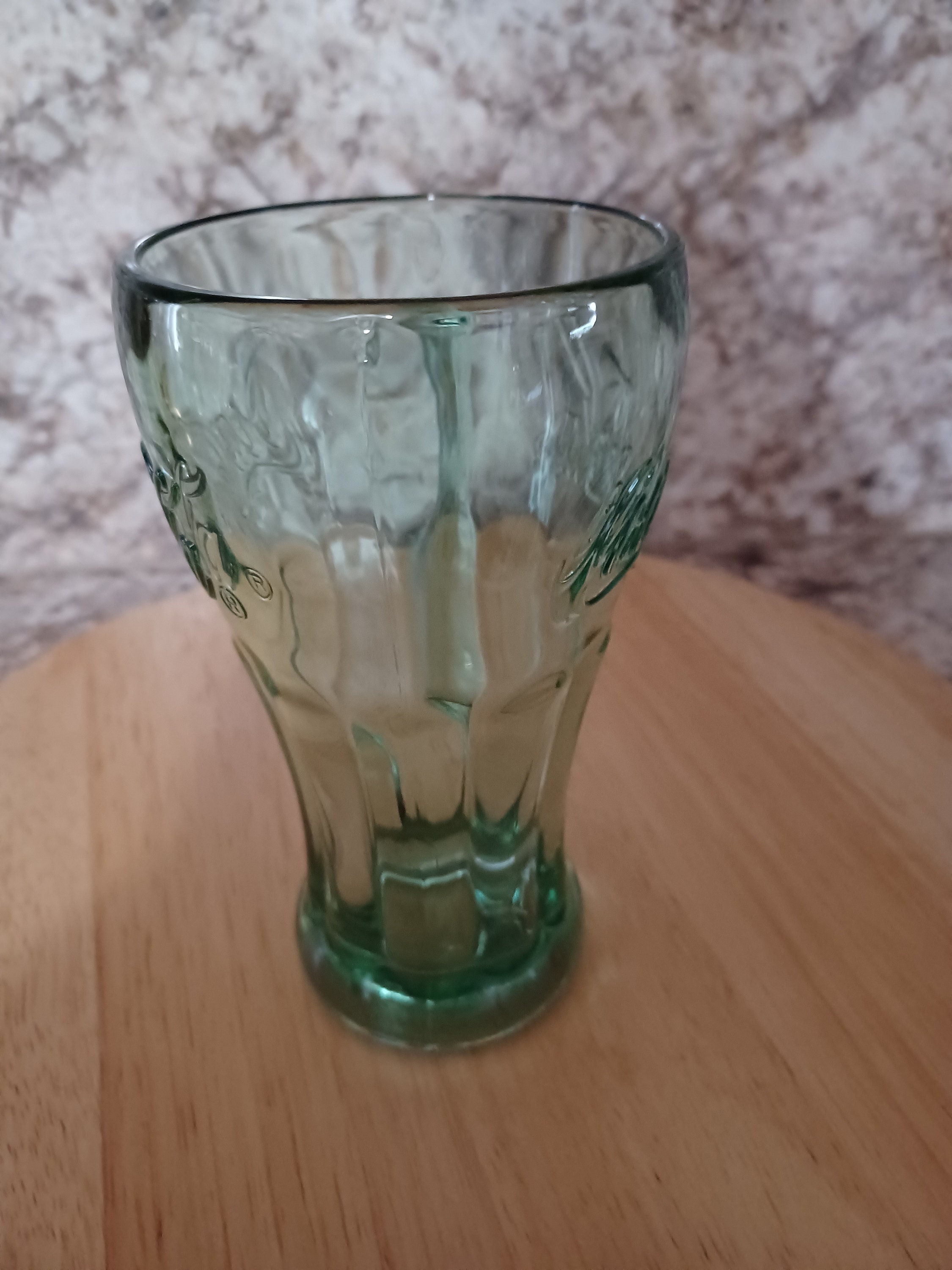 2 Pc Set Vintage,coca Cola Glasses With Handles, Green Coca Cola ...