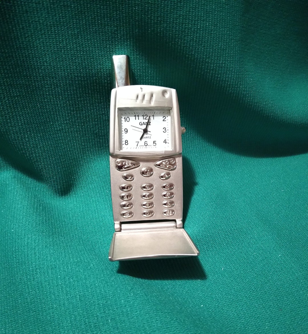 Miniature Cell Phone Desk Clock,nos(new Old Stock)vintage Desk Clock ...