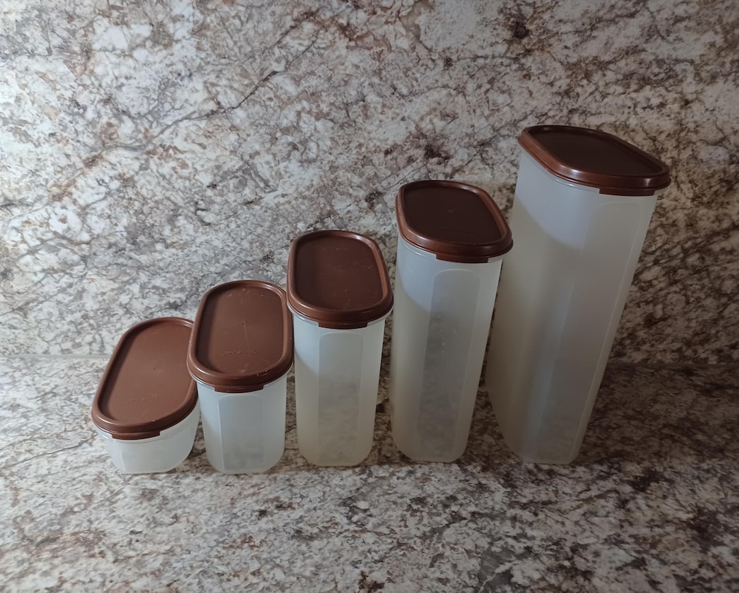 Vintage Set of 5 Tupperware Modular Mates Storage Containers, Pantry ...