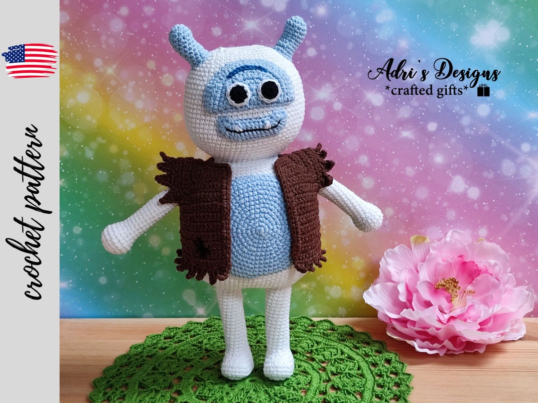 Yeti Crochet Pattern PDF File Amigurumi Pattern Super Simple Songs ...