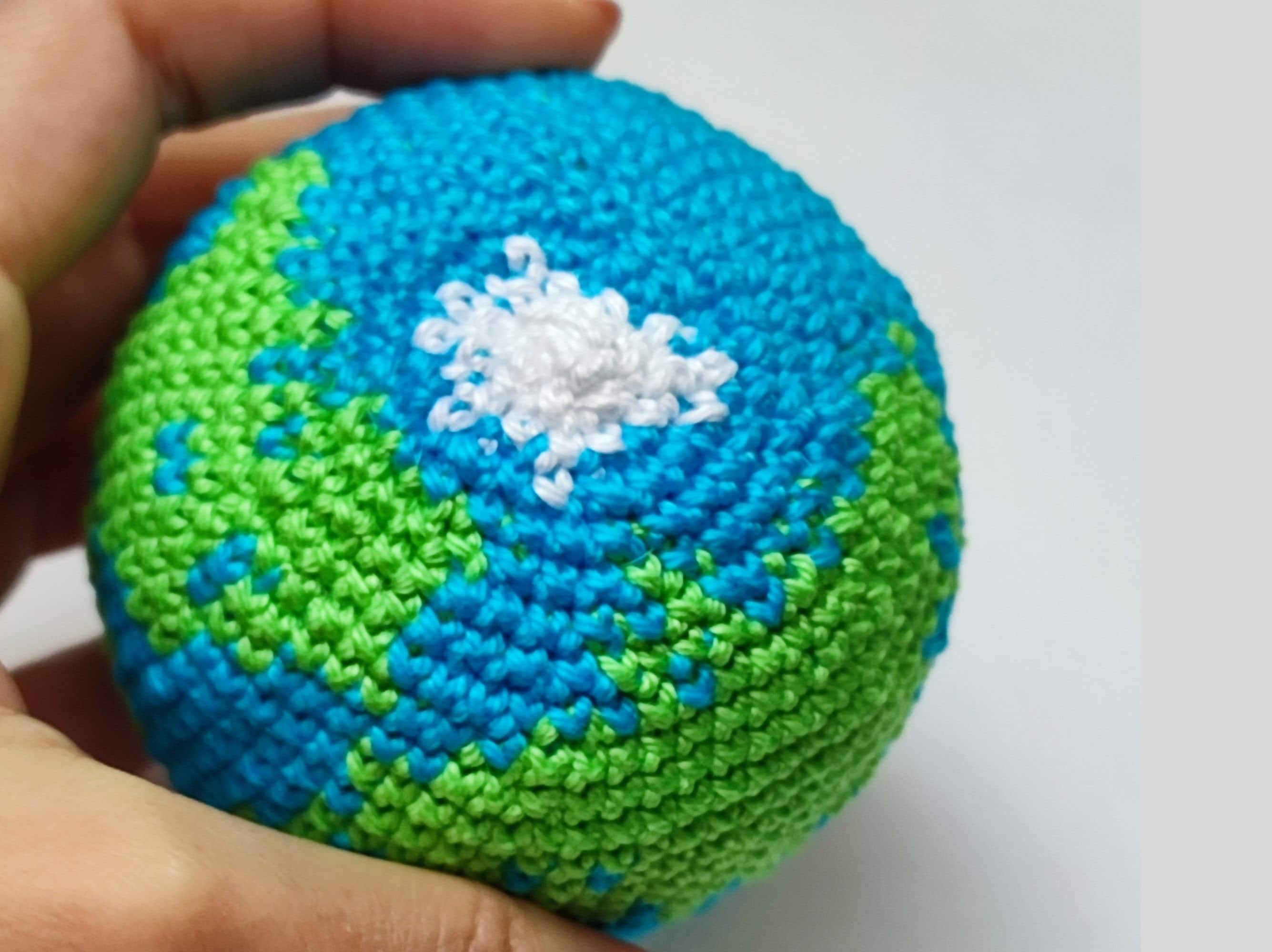 Earth Crochet Pattern: Amigurumi World Globe Instructions (PDF File) - Etsy