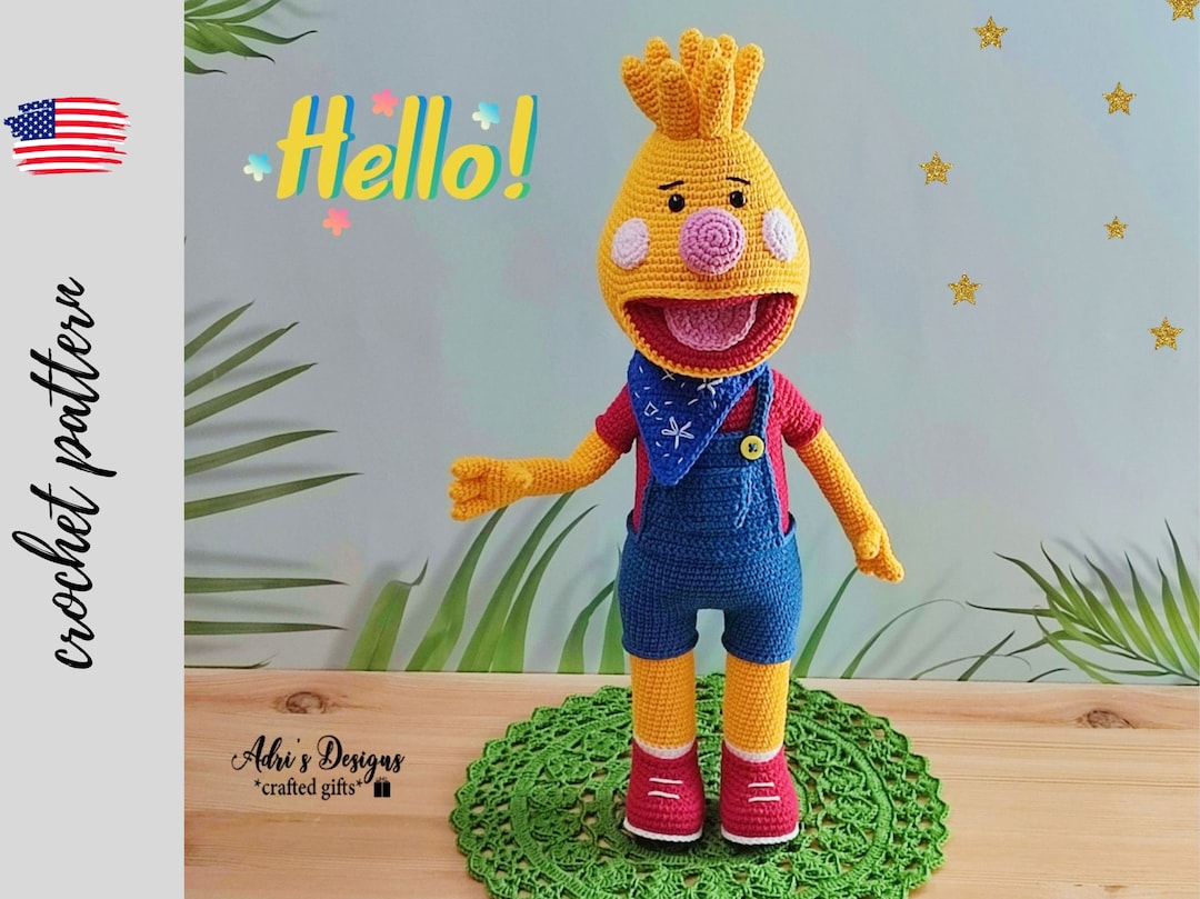 Tobee Amigurumi Crochet Pattern: Super Simple Songs Inspired Toy (PDF ...