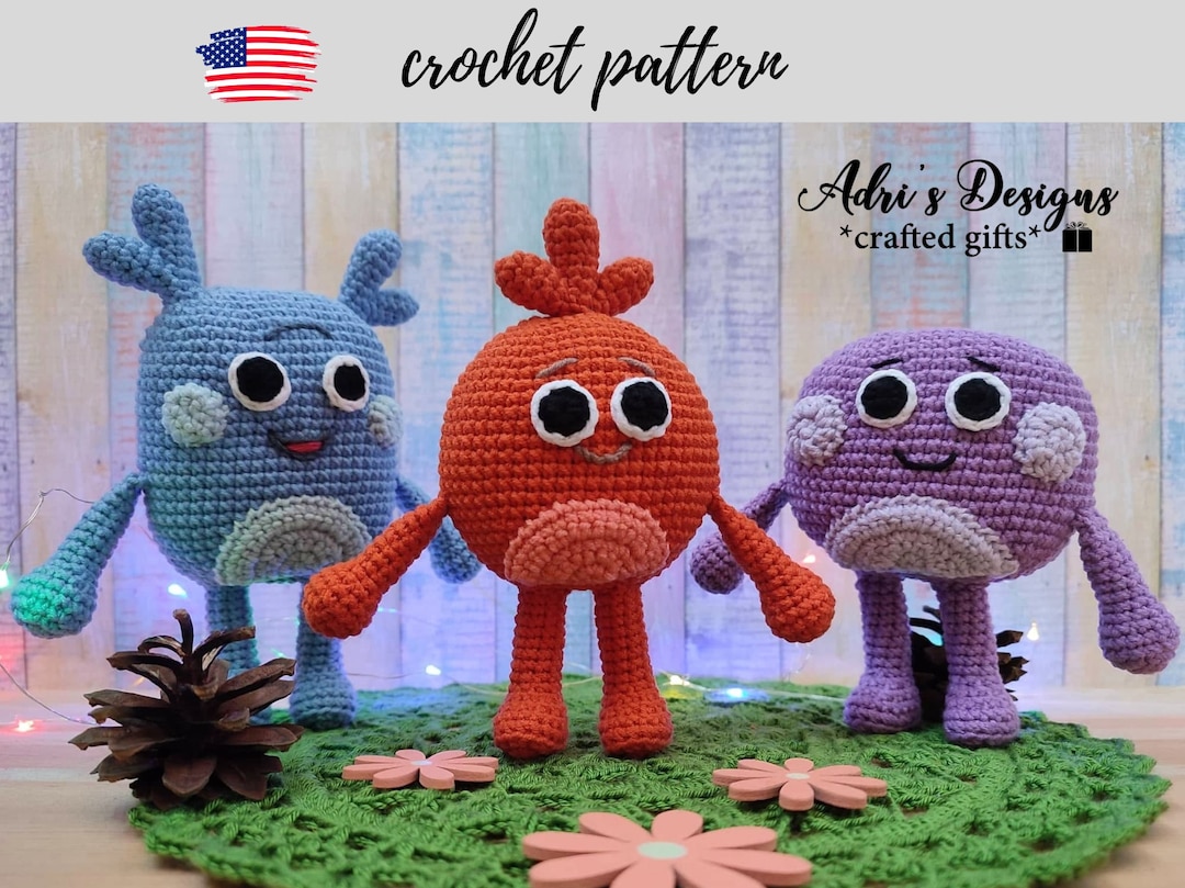 Bumble Nums Crochet Pattern PDF File Amigurumi Pattern Super Simple ...