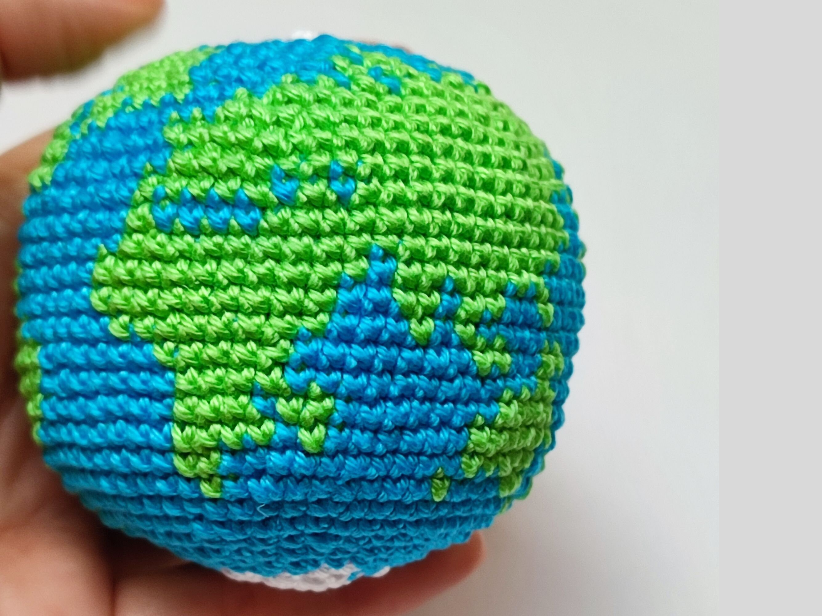 Earth Crochet Pattern: Amigurumi World Globe Instructions (PDF File) - Etsy