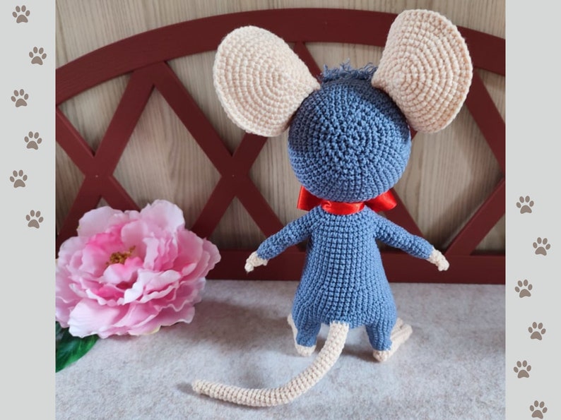Philip the Mouse Crochet Pattern PDF File Philip Cartoon | Etsy
