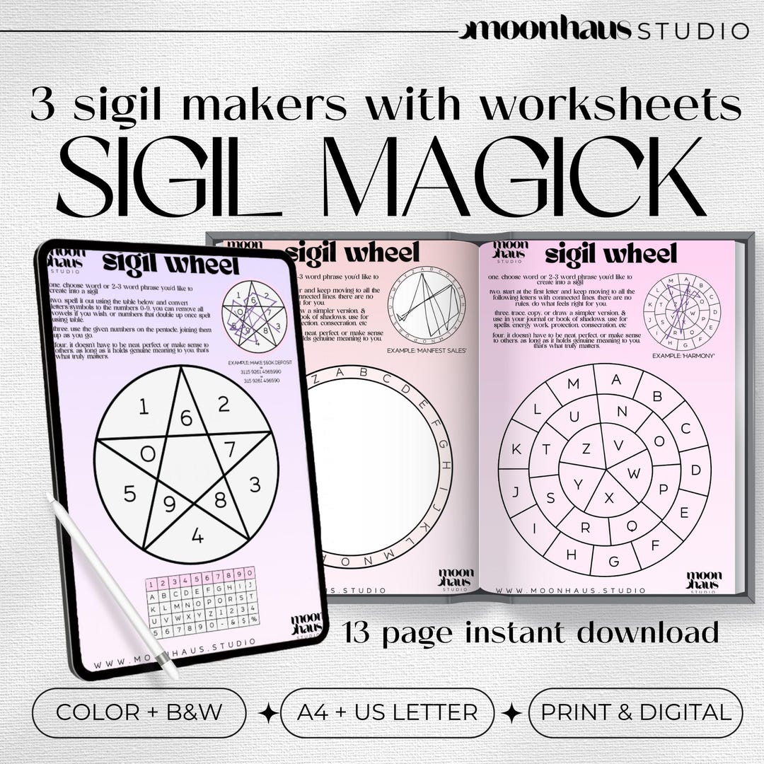 Sigil Magick Guide for Sigil Alchemy & Creation Methods (PDF Download ...