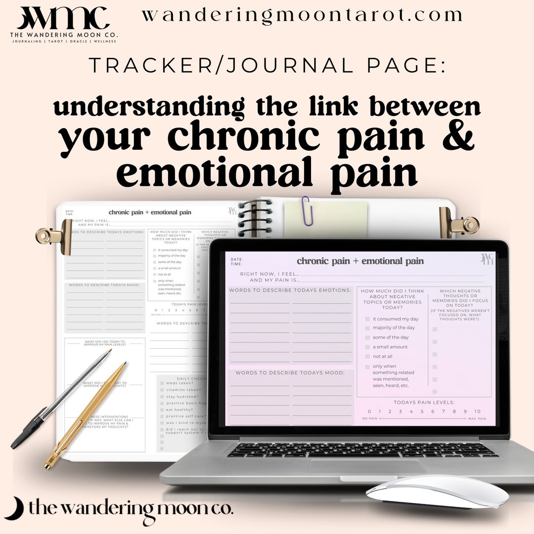 Chronic Pain & Mental Health Journal Set Chronic Illness - Etsy