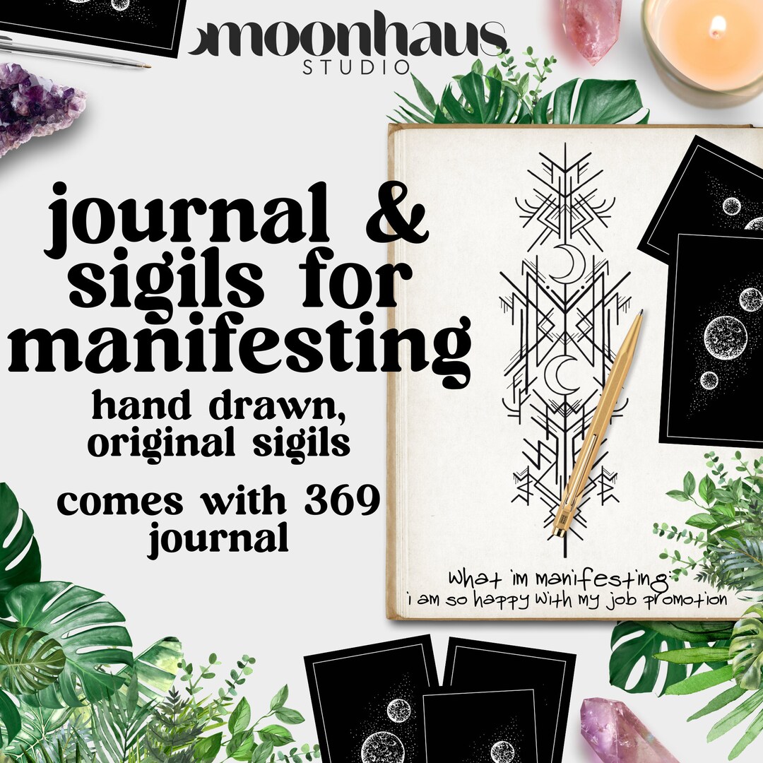 Manifestation Sigils & 369 Manifesting Journal: Sigil Stickers ...