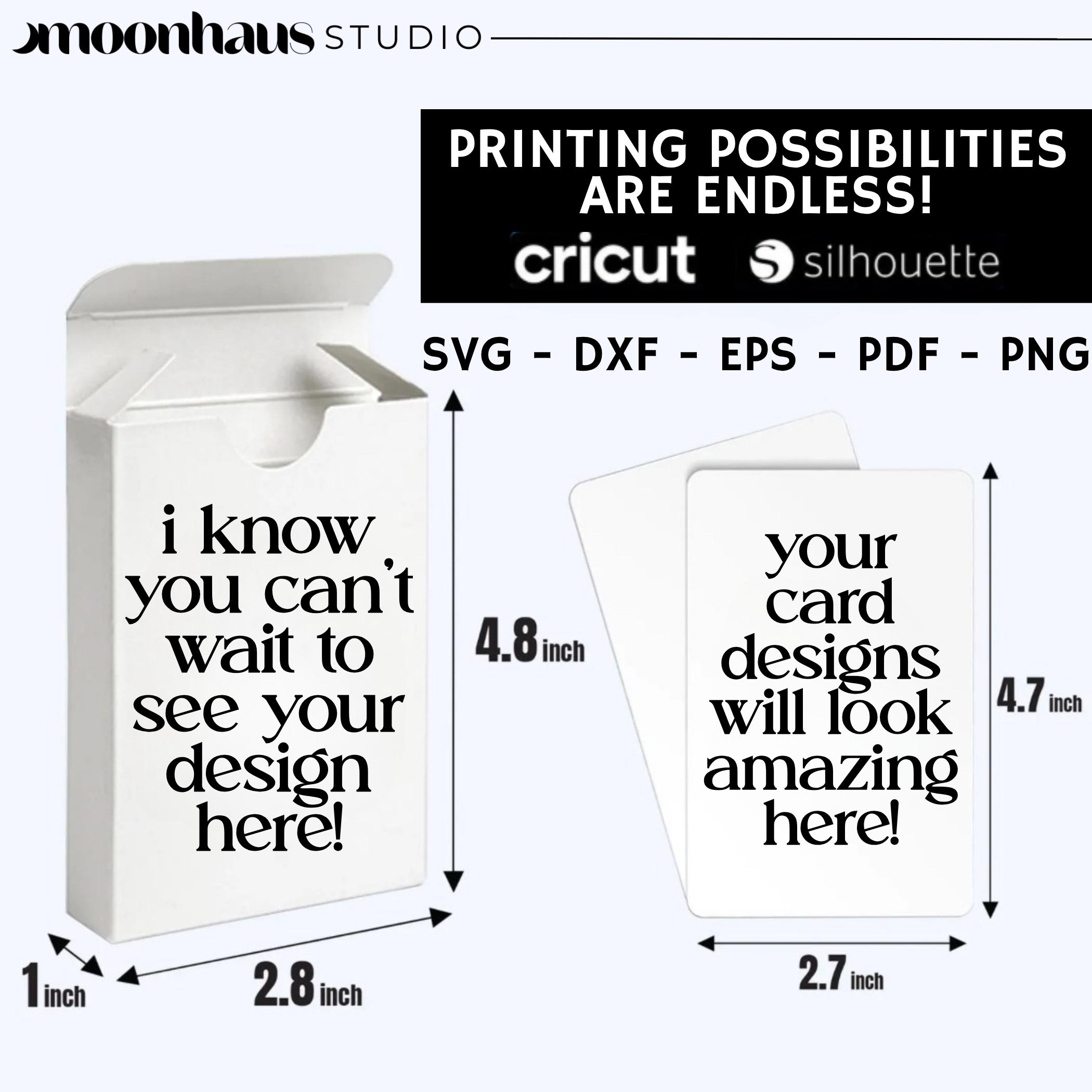 Tarot Card & Box Template, DIY Deck Design (digital Download) - Etsy
