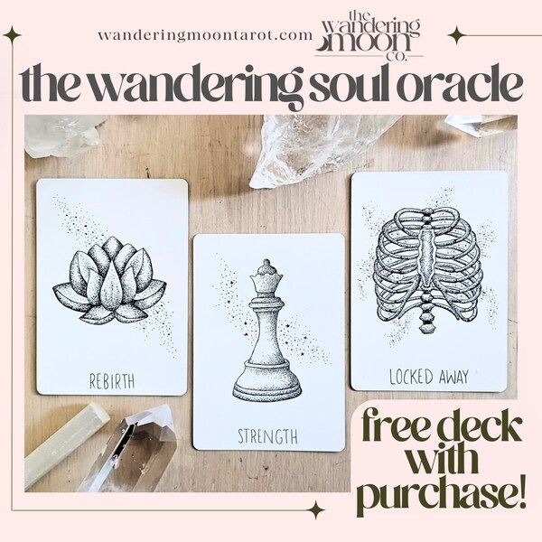 Hand Drawn Oracle Deck Etsy
