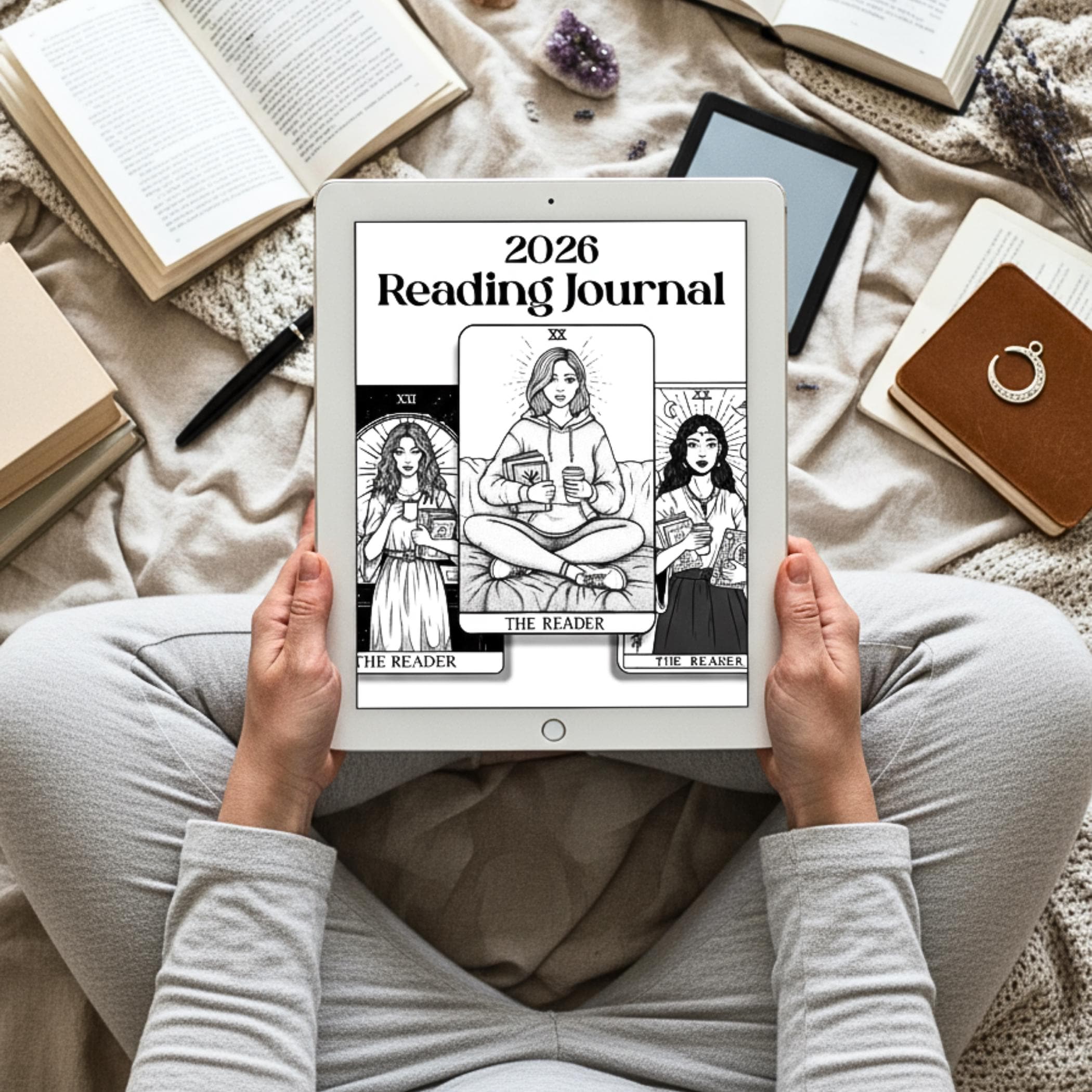2026 Reading Journal Printable – Digital Book Tracker & Log for Book ...