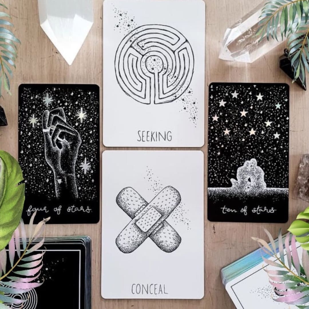 Unique Tarot Deck & Oracle Deck Set: Indie, Beautiful, Cute Decks ...