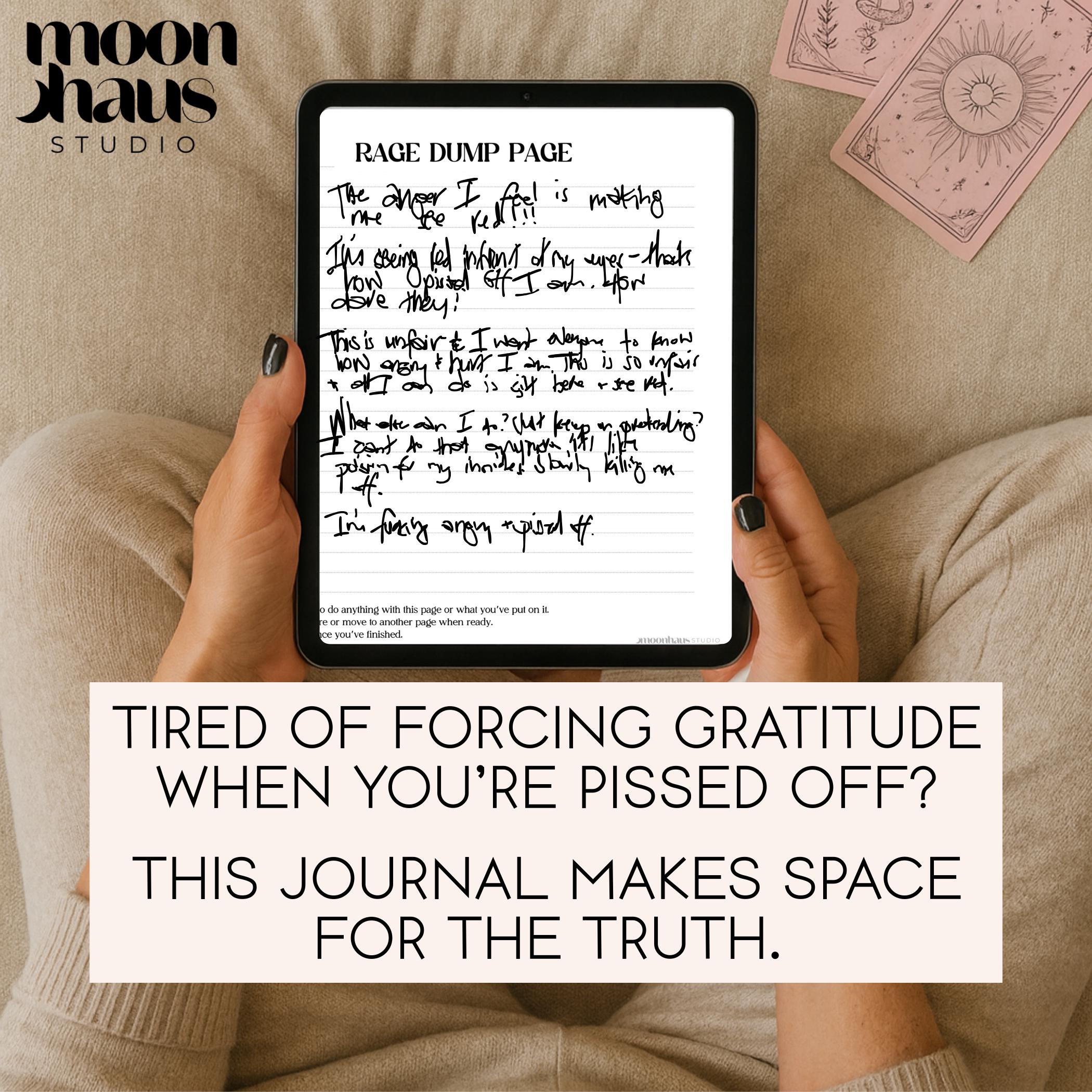 Printable Anger & Rage Venting Journal Pages, Emotional Regulation PDF ...