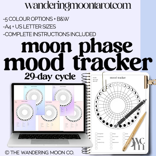Mood Tracker Print - Etsy